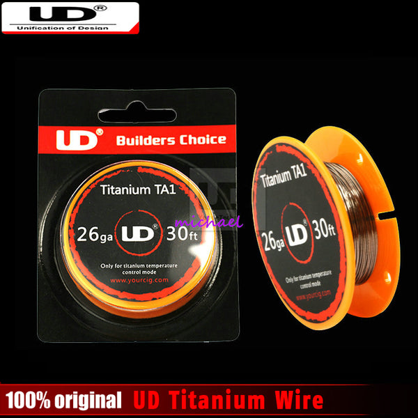 100% Original Youde UD Titanium TA1 Wire with 28ga 26ga 30ft/roll 1 ro ...