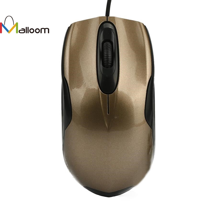 Malloom 2017 Wired Gaming Optical Mouse 1600 DPI 3 Botton USB Wired Op ...