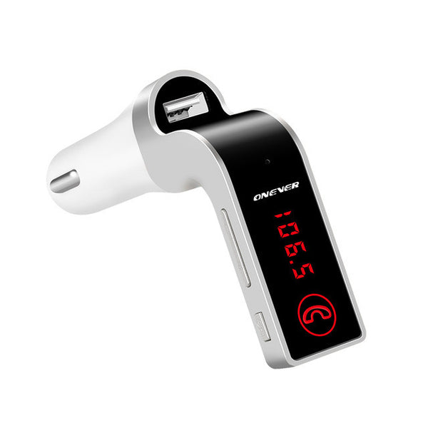 Onever Car MP3 Audio Player Bluetooth FM Transmitter Mini Wireless FM ...