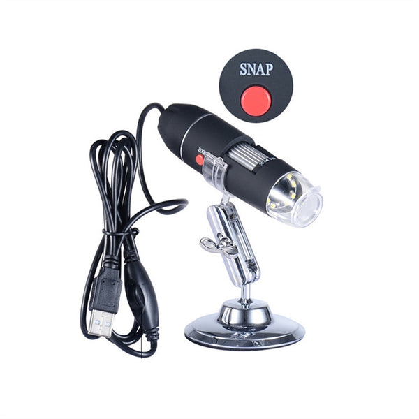 Portable USB Digital Microscope 40X-1000X Electron Microscope with 8 L ...